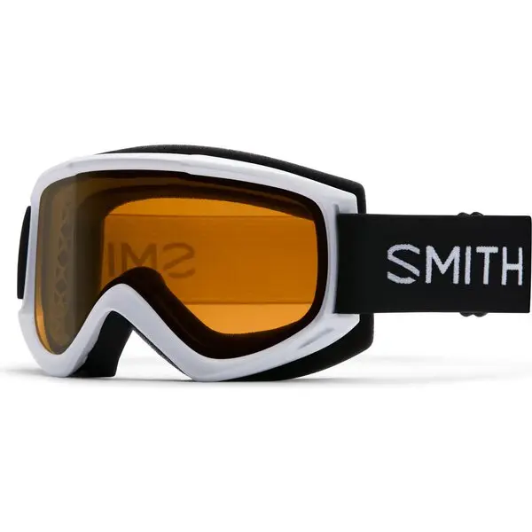 SMITH Cascade Classic Snow Goggles - White/gold Lite