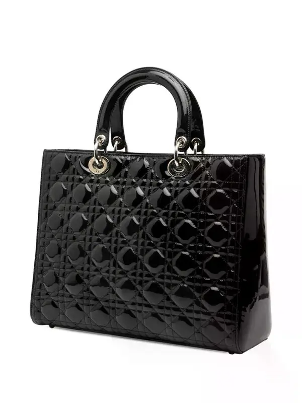 Dior 2011 Large Lady Satchel - Black