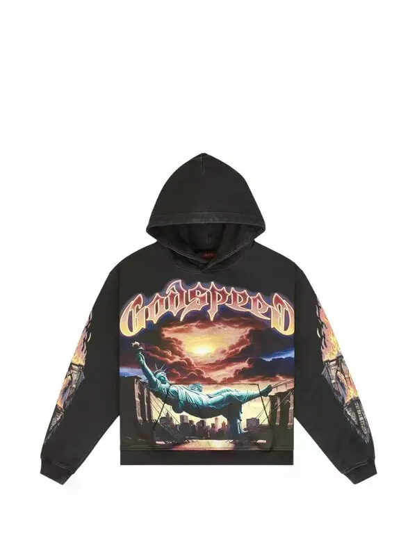 GODSPEED Graphic Hoodie - Black