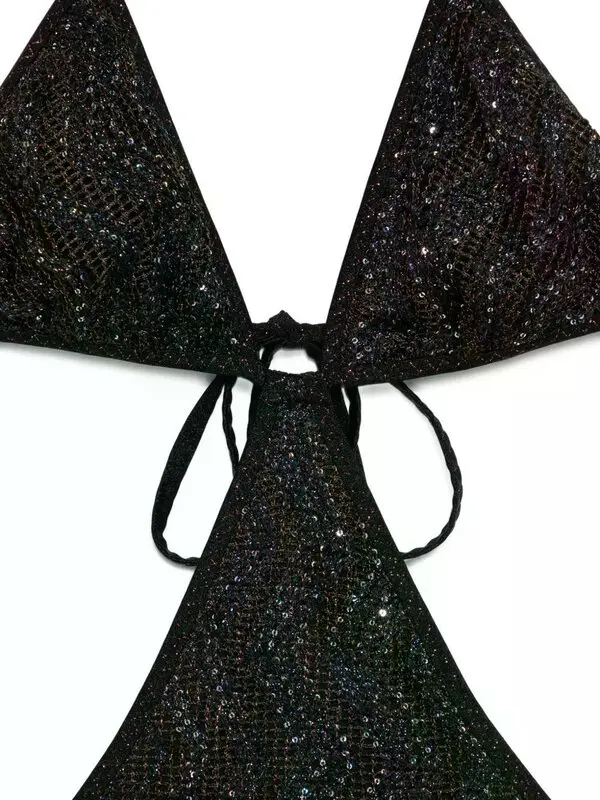 Missoni Sequin Tie Swimsuit - Brown