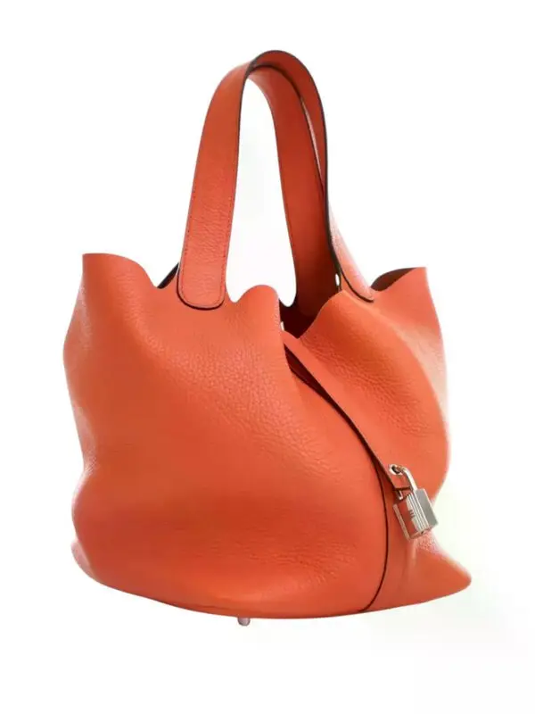 Hermès 2016 Clemence Picotin Lock 22 Handbag - Orange