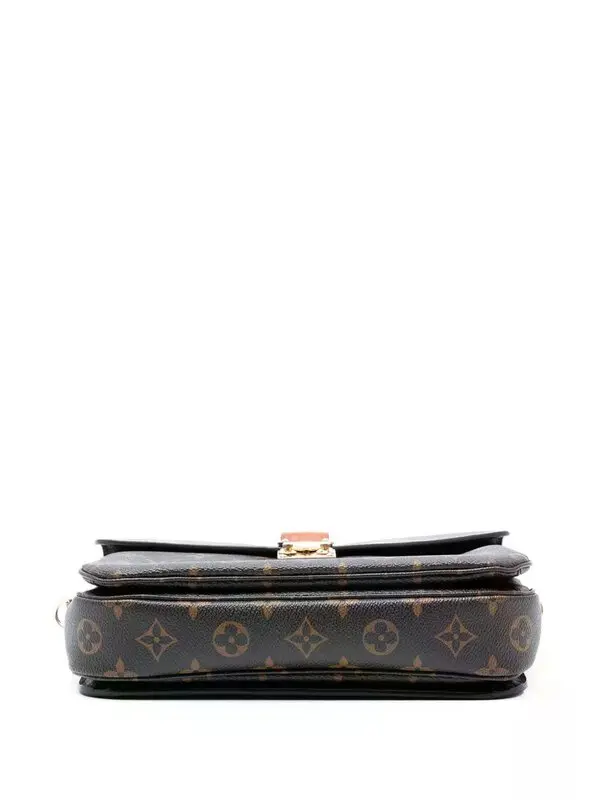 LOUIS VUITTON Monogram Pochette Metis Satchel - Brown