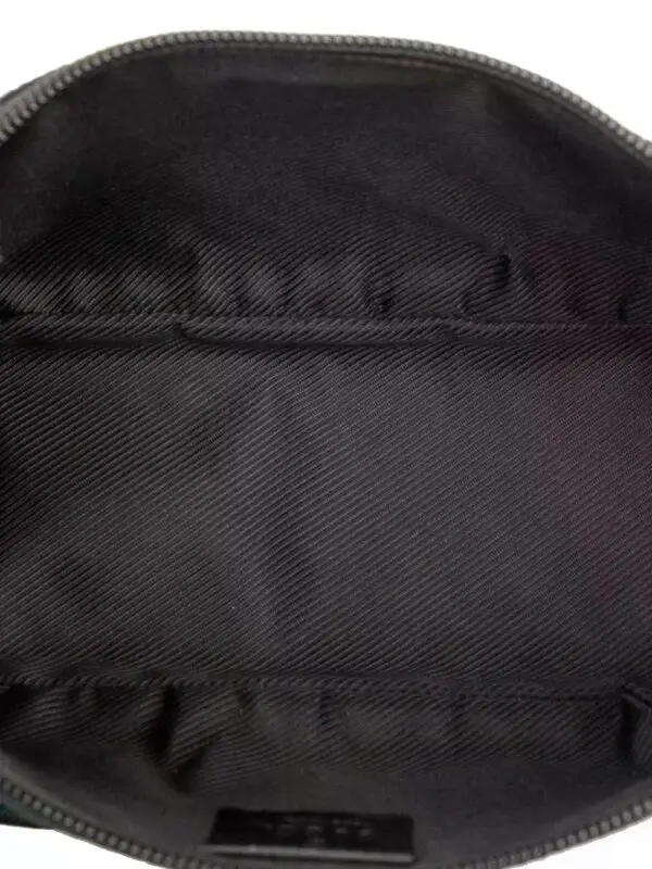 Gucci 2000-2015 Gg Canvas Web Boat Shoulder Bag - Black