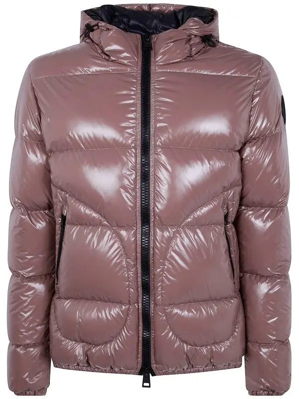 Herno Gloss Bomber Jacket - Brown
