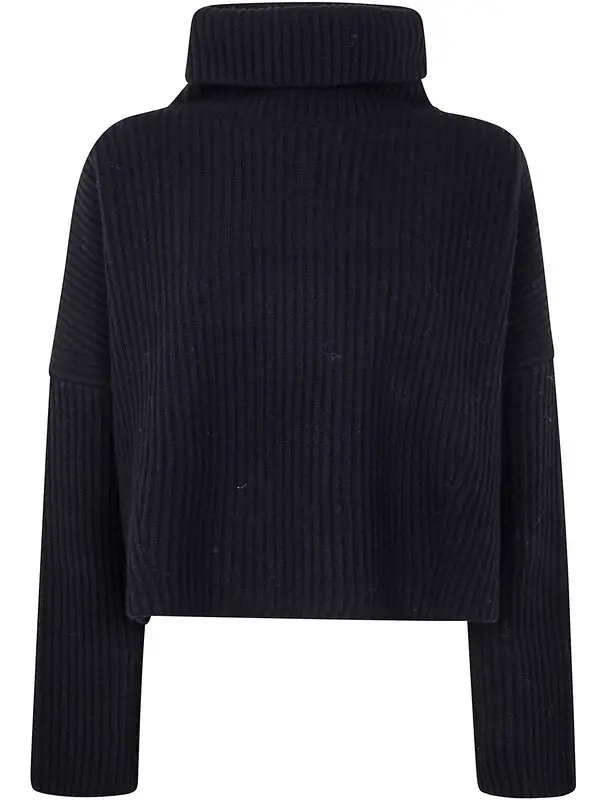 NUUR Ribbed Turtleneck Pullover