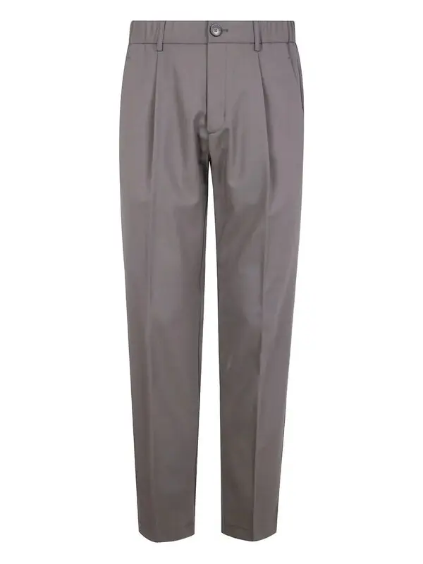 Herno Regular Fit Trousers - Gray