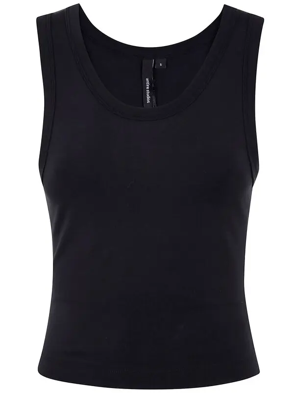 ENTIRE STUDIOS Cropped Tank - Gray