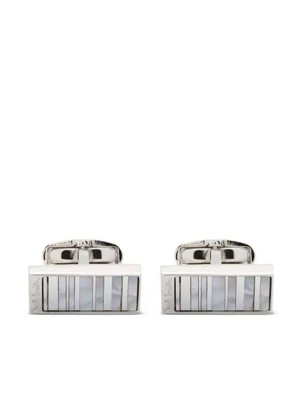 Paul Smith Cufflink Mop Strp - Metallic