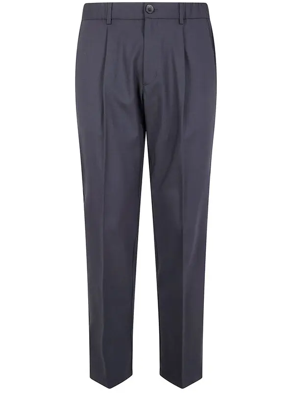 Herno Regular Fit Trousers - Gray