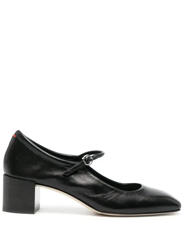 AeydĒ Aline Nappa Leather Mary Jane Pumps