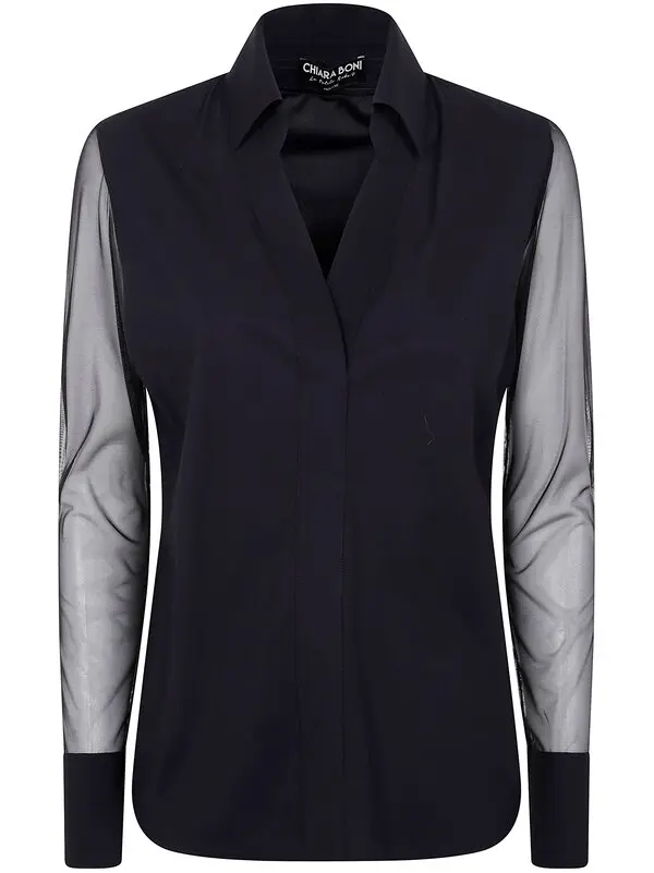Chiara Boni La Petite Robe Kai Illusion Jersey Shirt