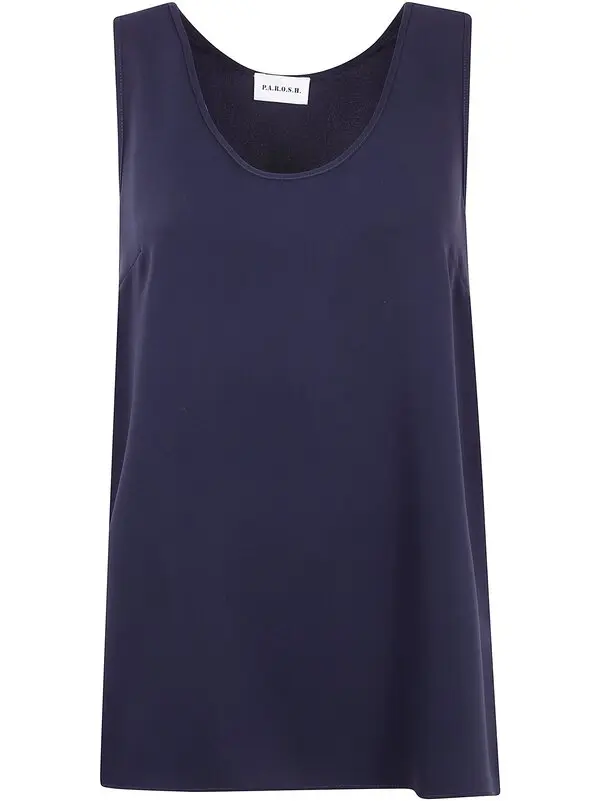 P.a.r.o.s.h Sleeveless Blouse - Blue