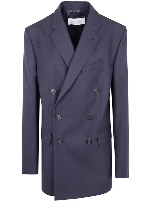 Dries Van Noten Bafya Jacket - Blue