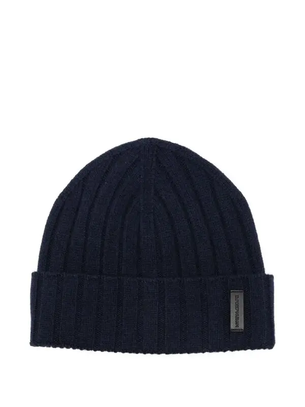 Emporio Armani Bonnet Hat - Blue
