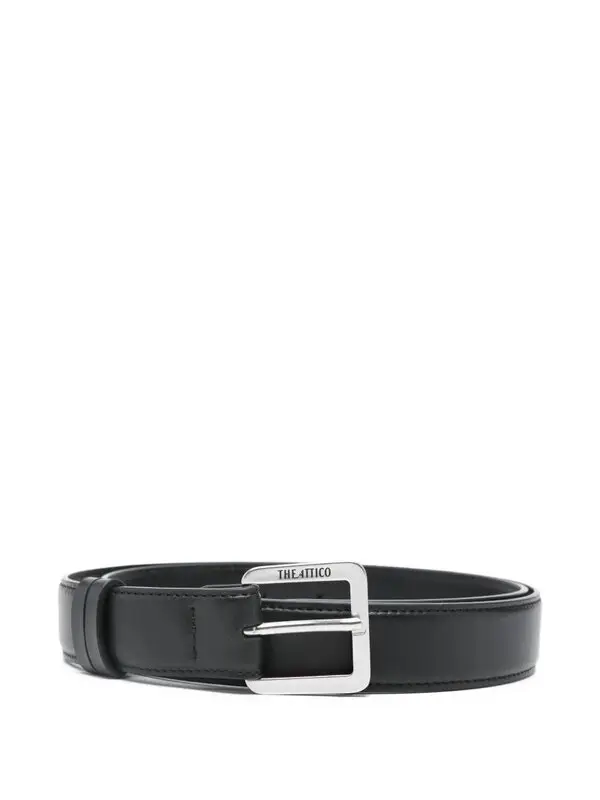 Attico Leather Belt - Black