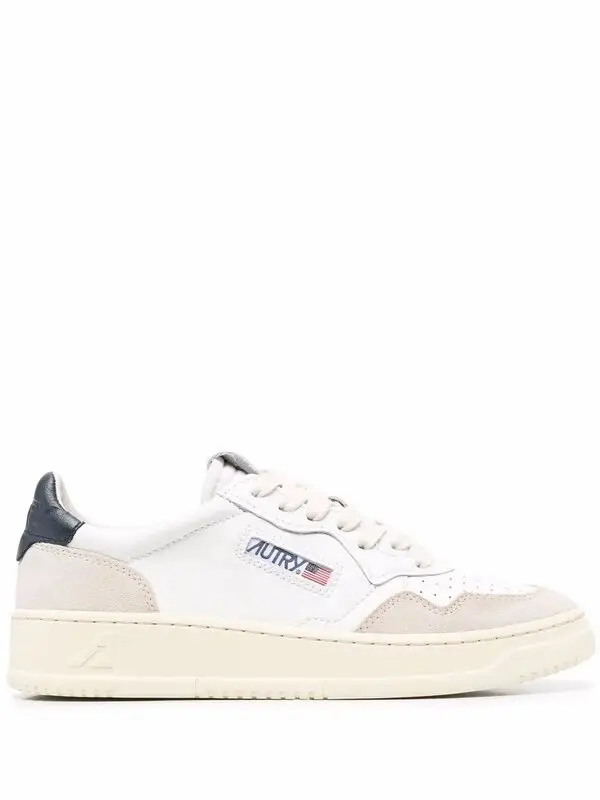 AUTRY Medalist Low Suede Sneakers - White