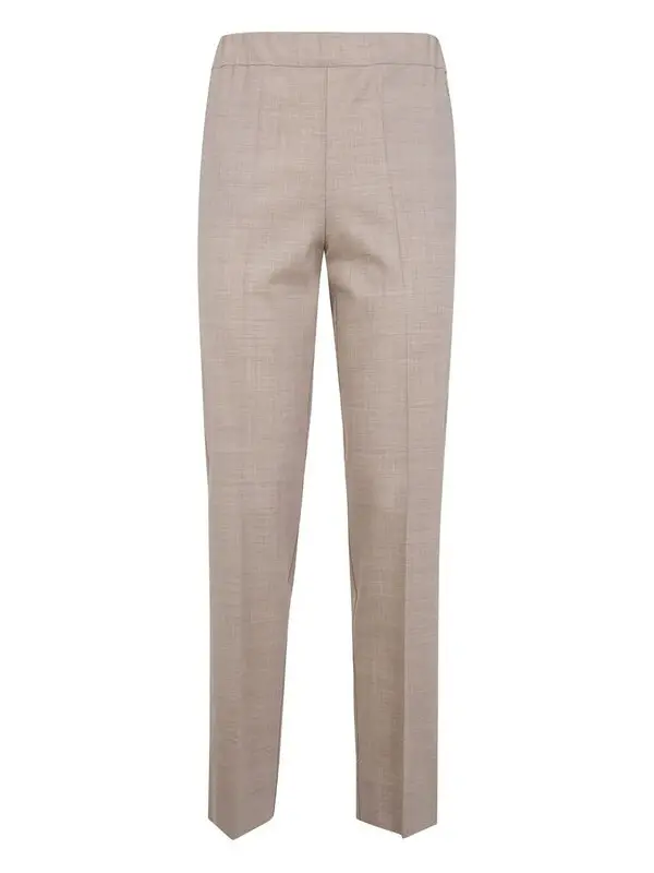 D.exterior Flanel Merinos Basic Trousers - Brown