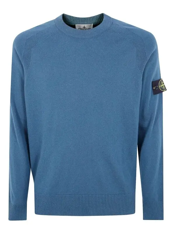 Stone Island Light Rws Geelong Wool Crew Neck