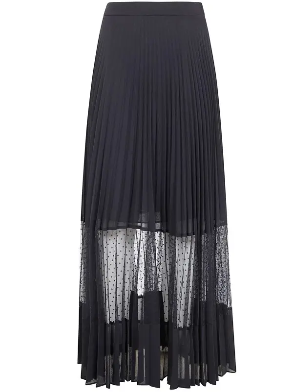 TWINSET Long Skirt - Black