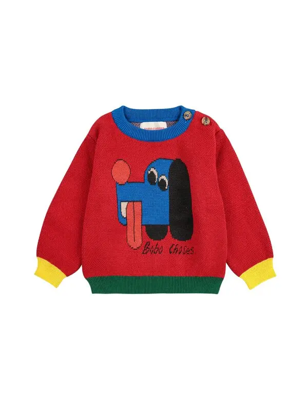 BOBO CHOSES Jacquard Pullover