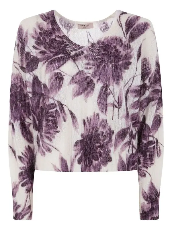 TWINSET Floral Printed Sweater - Multi