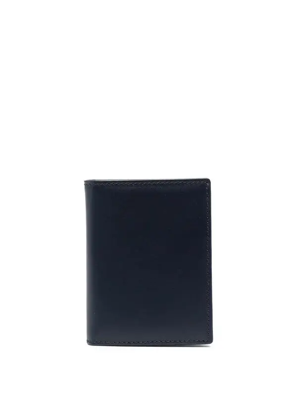 Comme Des Garçons Classic Leather A Line Wallet - Blue
