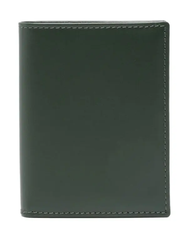 Comme Des Garçons Classic Leather A Line Wallet - Green
