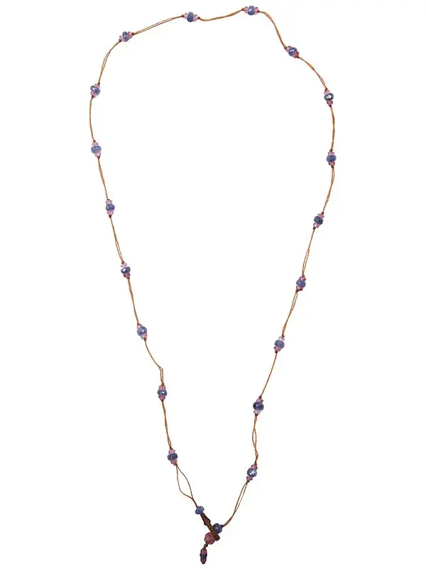 SHARING Loopy Sduo Sap Pink Tourmaline Necklace - Multi