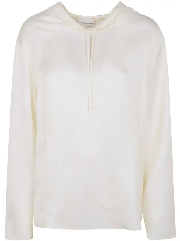 LOULOU STUDIO Nuka Hooded Blouse