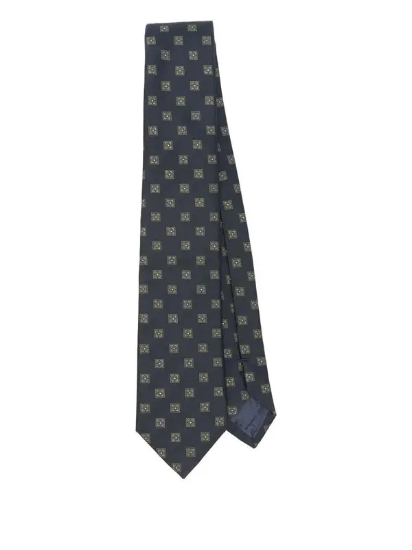 Emporio Armani Squared Tie - Blue
