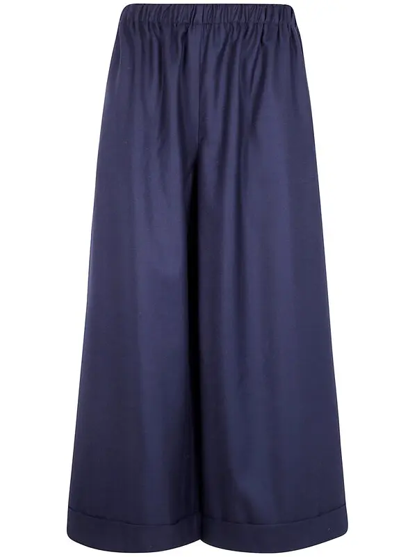 DANIELA GREGIS Wide Leg Trousers - Blue
