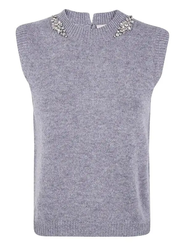 SEMICOUTURE Alienor" Gilet - Gray