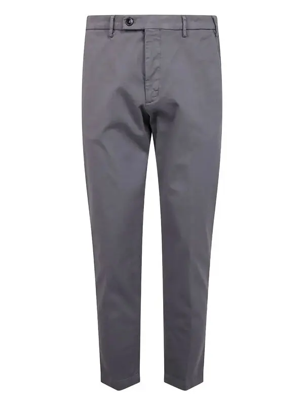 MICHAEL COAL Capri American Pocket Trousers - Gray