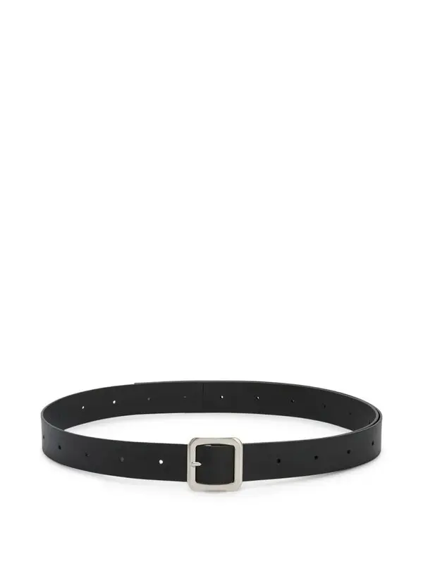 JIL SANDER Flat Square Belt Ls 3.5cm - Black