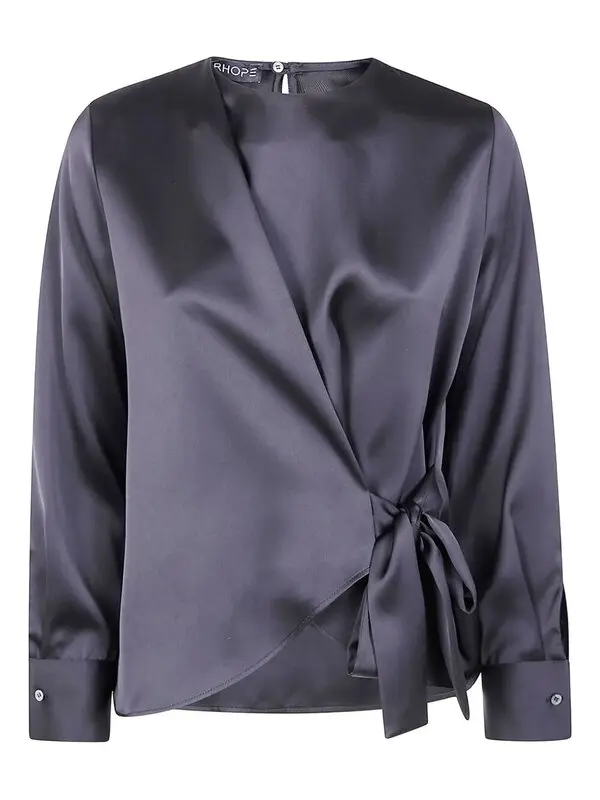 DRHOPE Bow Blouse - Black