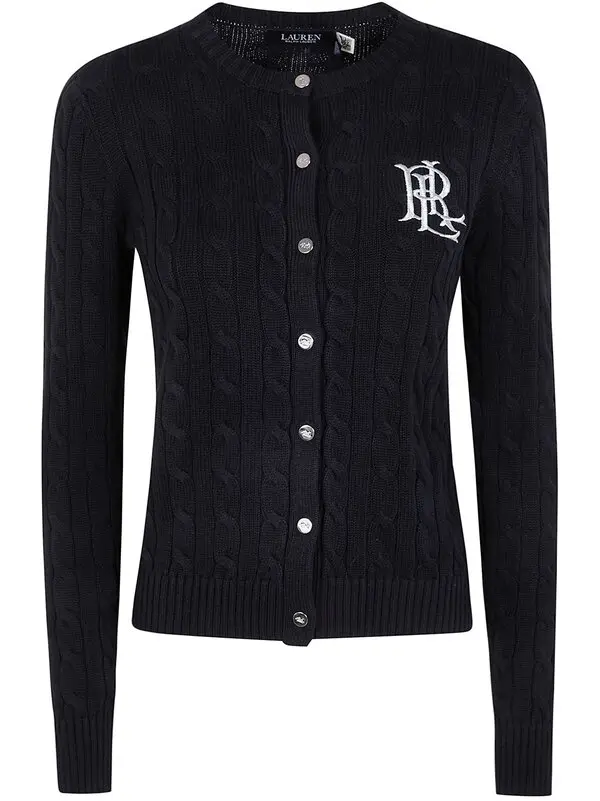 Ralph Lauren Ralhan Long Sleeve Cardigan - Black