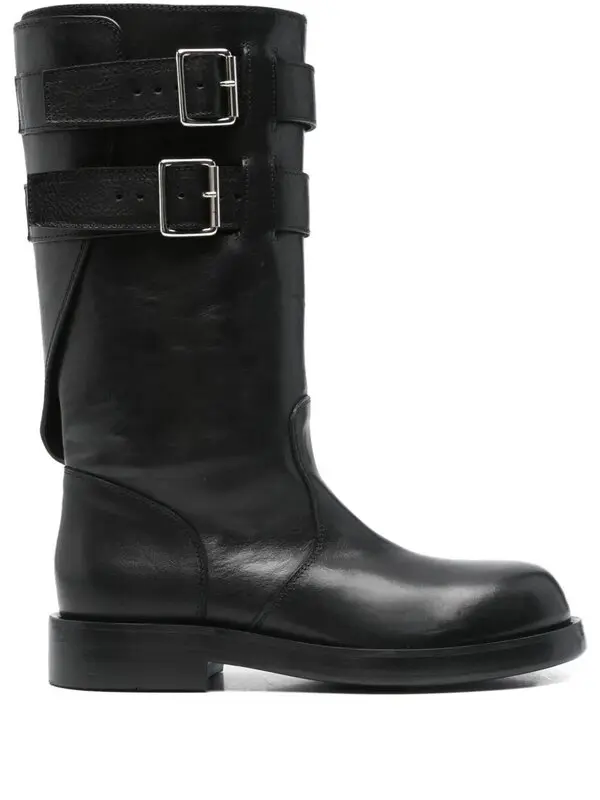 ANN DEMEULEMEESTER Osmo Rounded Belted Boots