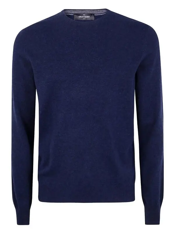 GRAN SASSO Round Neck Sweater - Blue