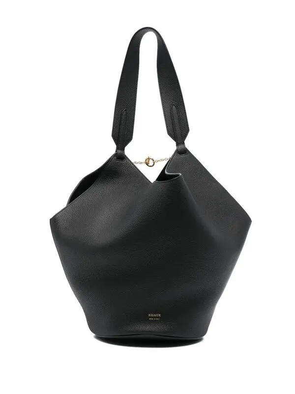 Khaite Lotus Small Tote Bag - Black
