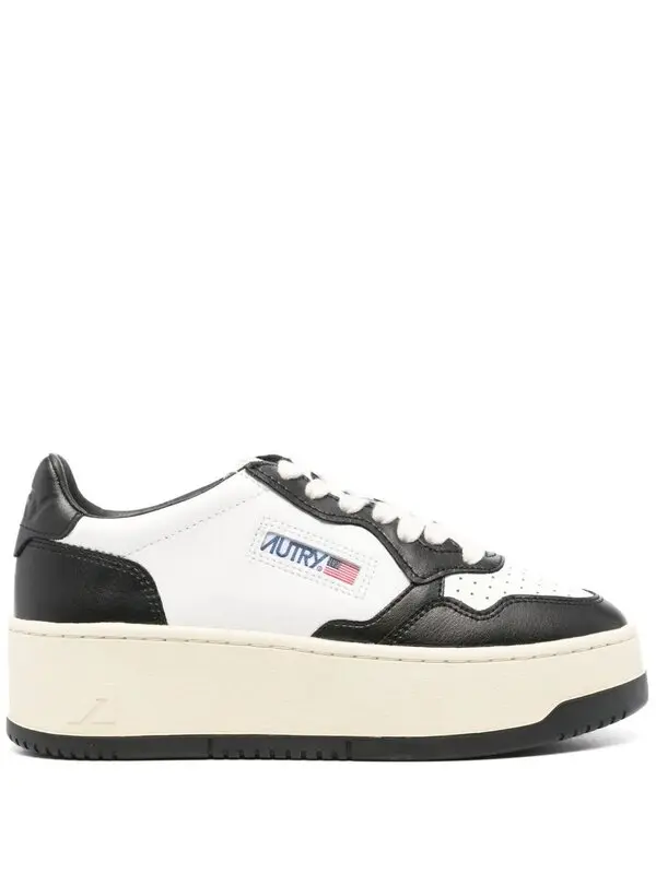 AUTRY Platform Low Leather Sneakers