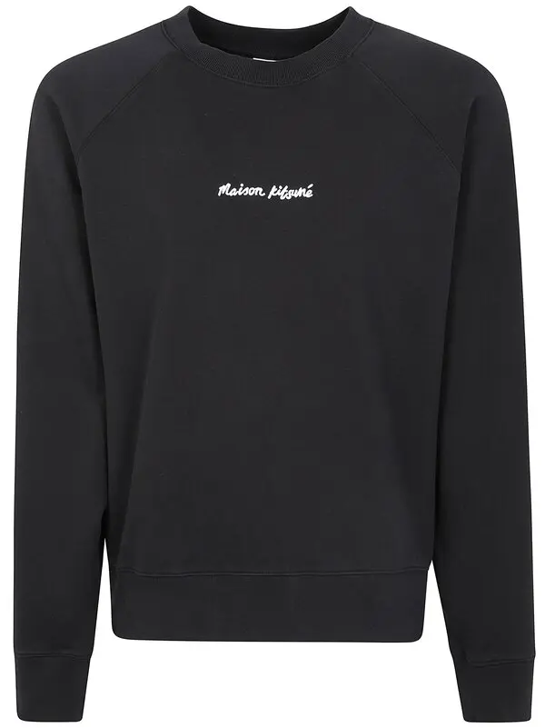 Maison Kitsuné Oversized Raglan Sweatshirt With Embroidery