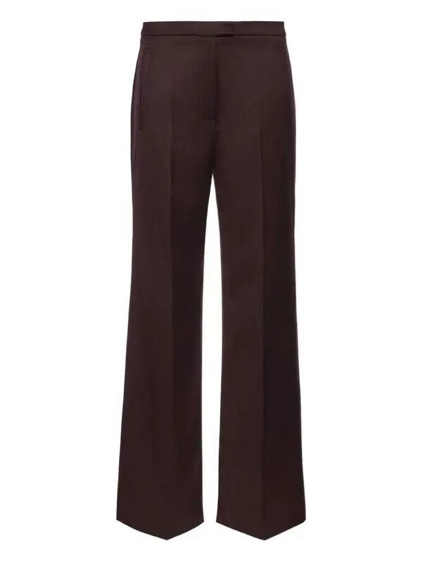 Magda Butrym Classic Wool Pants - Red