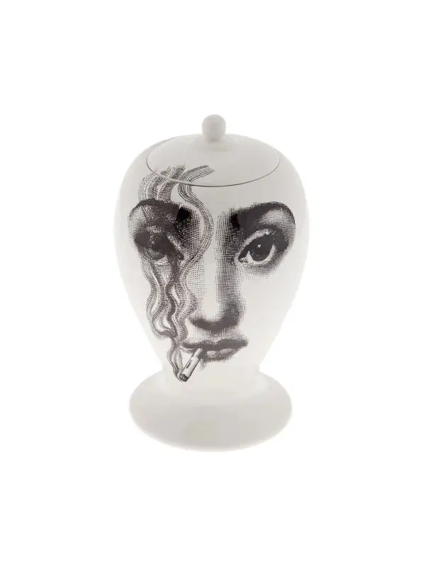 FORNASETTI Smoking Is Bad" Vase - Multi