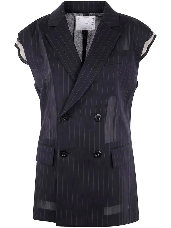 Sacai High Twist Voile Vest