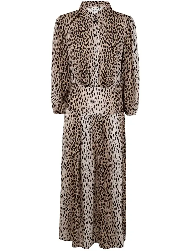 Rixo Izzy Antelope Spot Dress - Multi