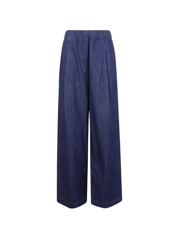 Dries Van Noten Pila Denim Cropped Trousers