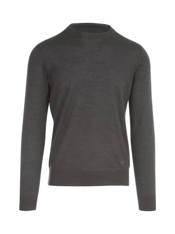 Emporio Armani Crew Neck Sweater - Gray
