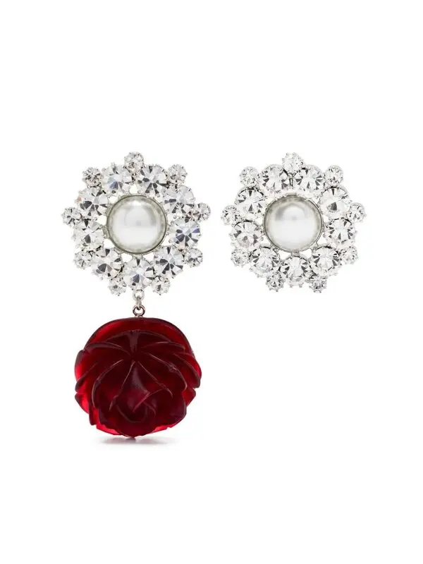 Magda Butrym Dangle Earrings - Red