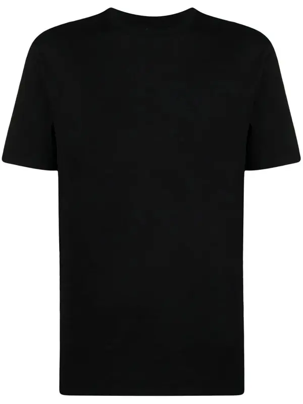 JIL SANDER Crew Neck T-shirt With Seasonal Print On The Back