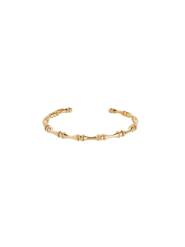 Gas Bijoux Bambou Gold Plated Bracelet - Metallic